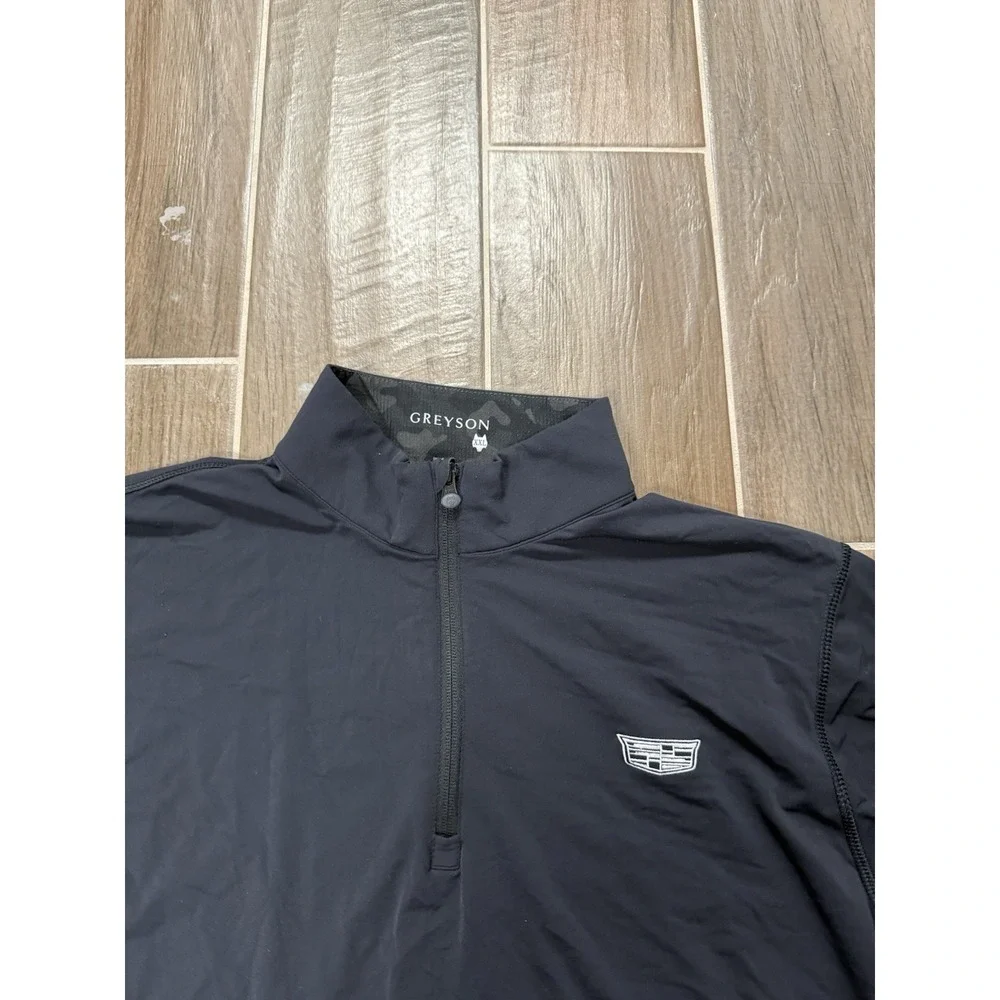 Greyson | Sweaters | Greyson Cadillac Golf Quarter Zip Mens Xxl Black ...